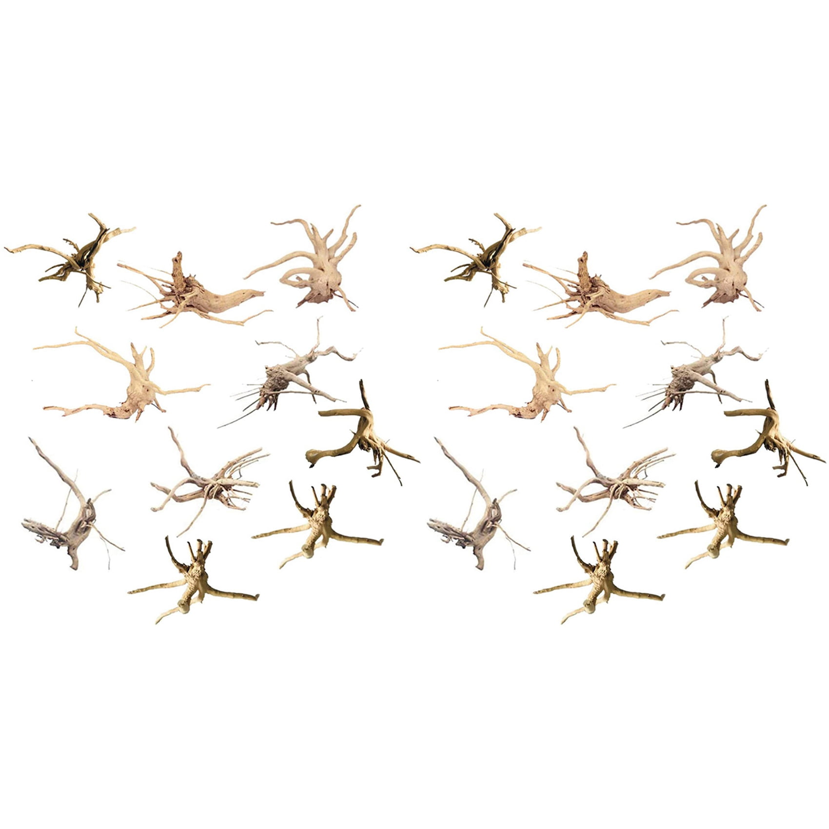 Mini Driftwood for Aquarium Natural Wood Branches Fish Tank Decorations ...