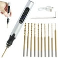 Mini Drill Pen Cordless Electric Grinding Pen with 10 Drill Bits ...