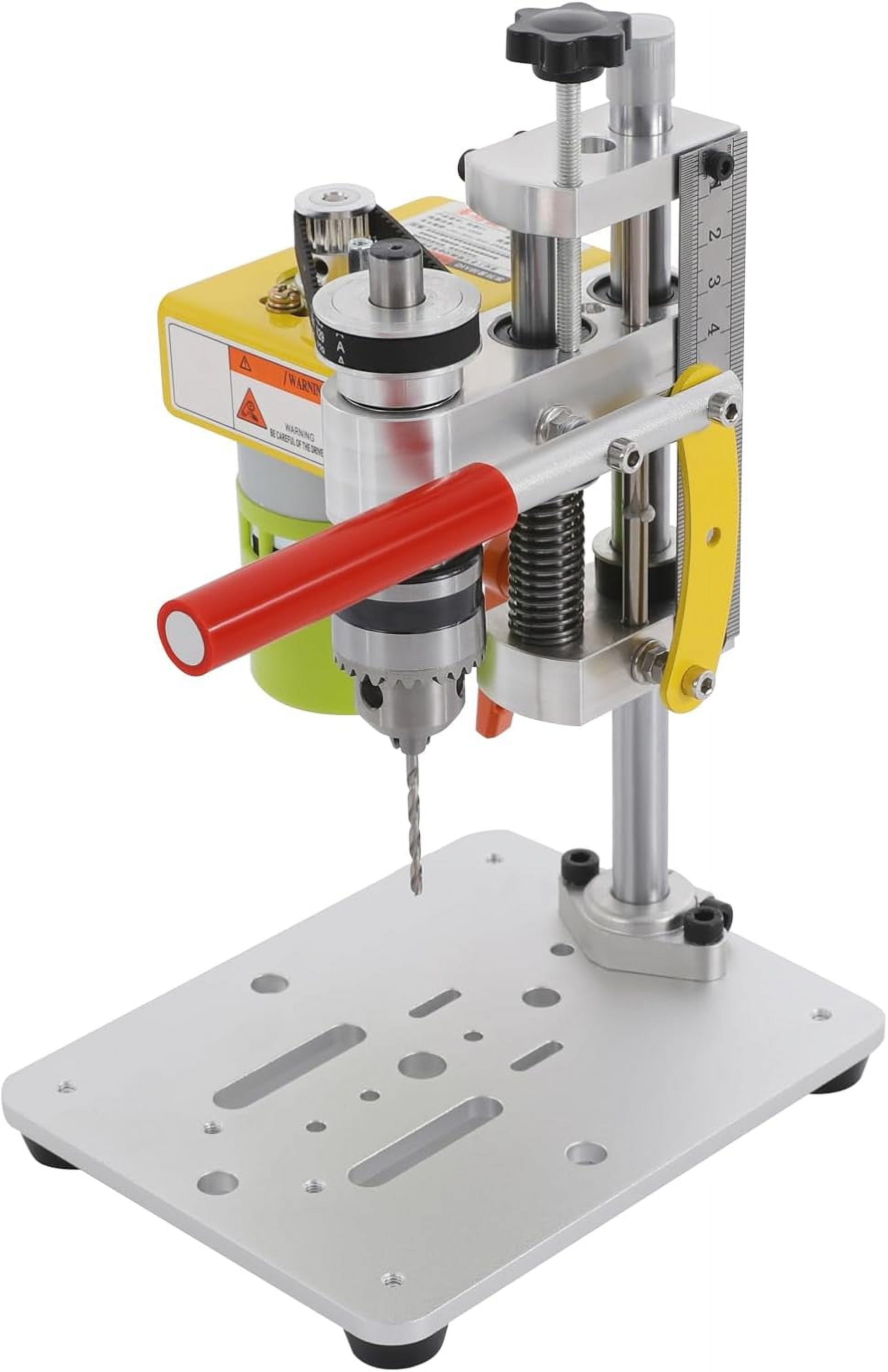 Mini Drill Press Precision Benchtop Drilling Machine, 1500-3000RPM ...