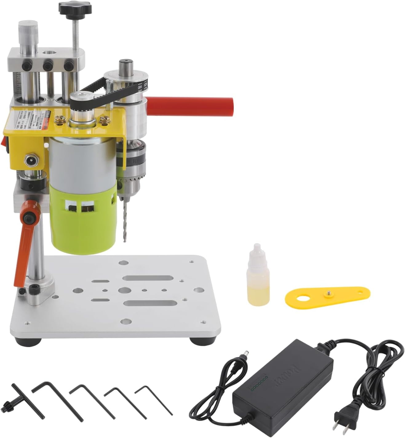 Mini Drill Press Workstation with 360° Rotating Table - Benchtop ...