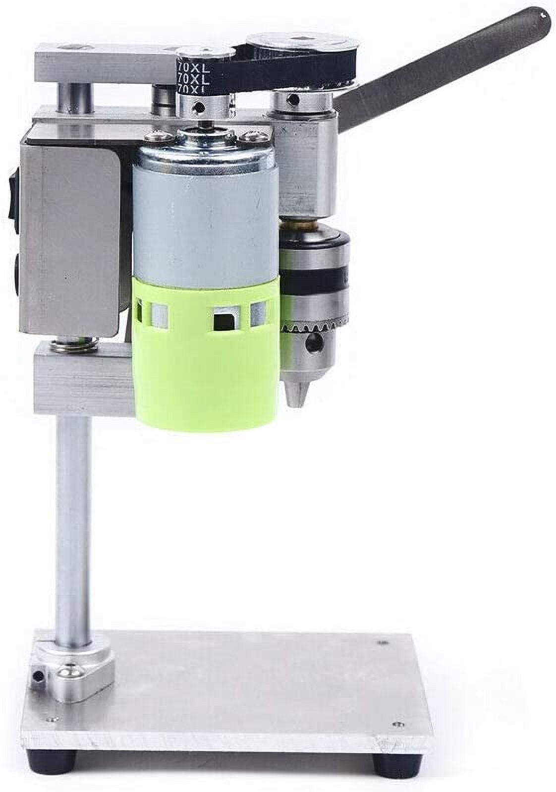 Mini Drilling Machine Drill Press Top 1:2 Speed for Jewelers Wood Metal ...