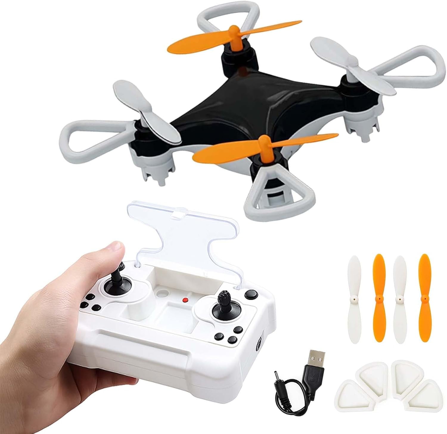 Mini Drone, All-Ages Mini Drone with Easy Stunt Flights & 360° Tricks ...