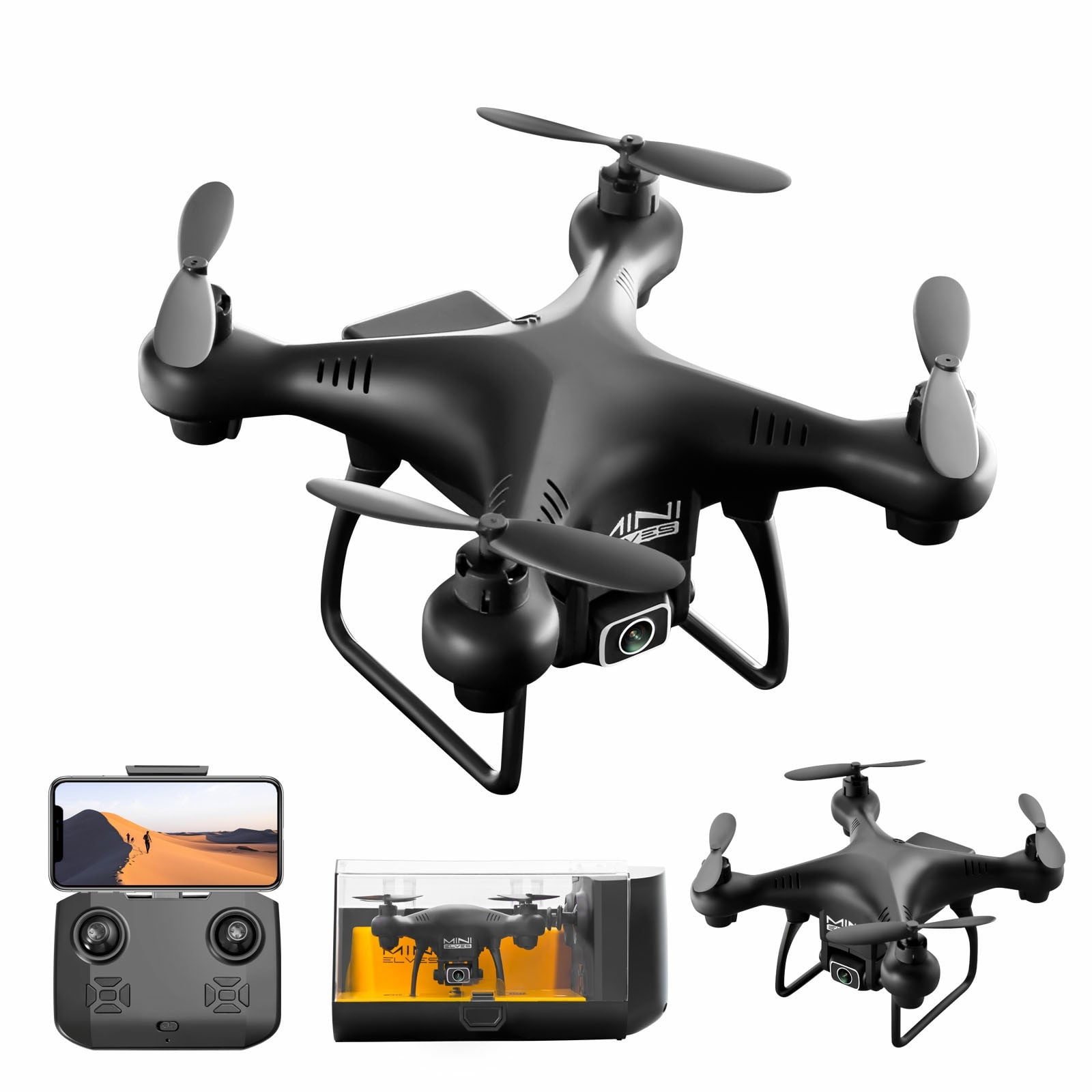 Mini Drone with Camera - 1080P HD Foldable Drone with Stable Hover ...