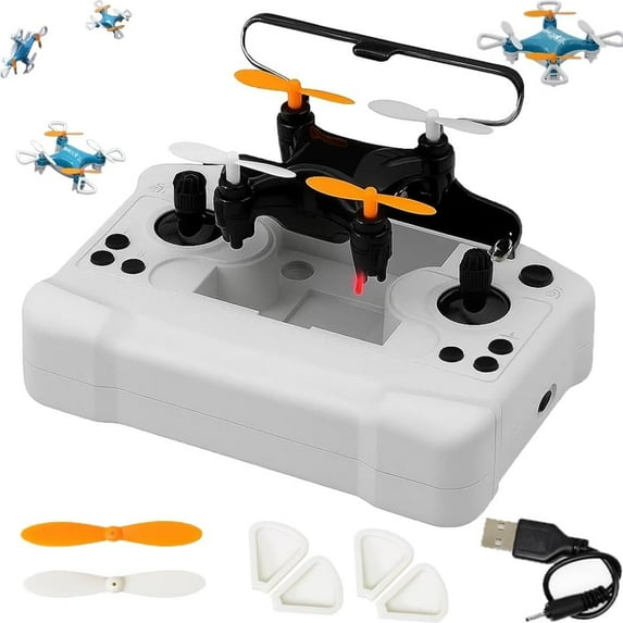 Mini Drone, Mini for Beginners, Quadcopter, All-Ages Mini with Easy ...