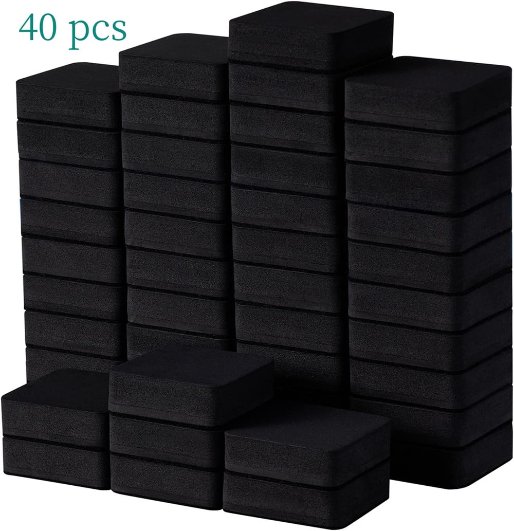 Mini Dry Erase Erasers,1.97 Inch Magnetic Chalkboard Erasers for ...