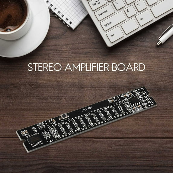 Mini Dual 12 Level Indicator VU Meter Adjustable Light Speed Board ...