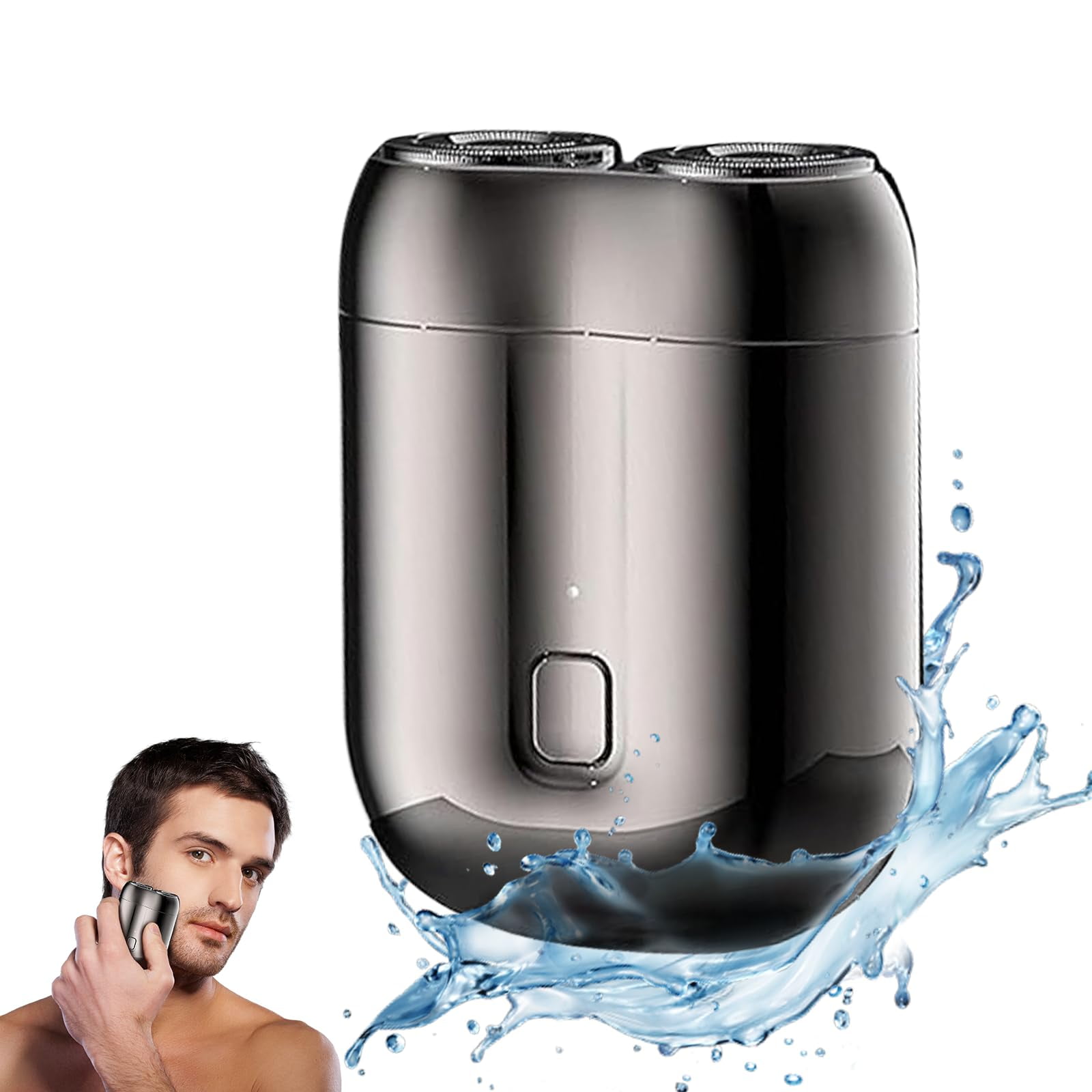 Mini Dual-Head Electric Shaver 2025 New Model 7500 RPM Magnetic Cutter ...