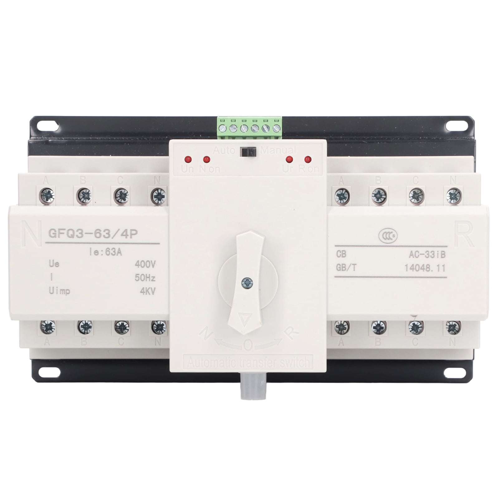Mini Dual Power Automatic Transfer Switch, 2 Control Modes, AC400V 63A ...