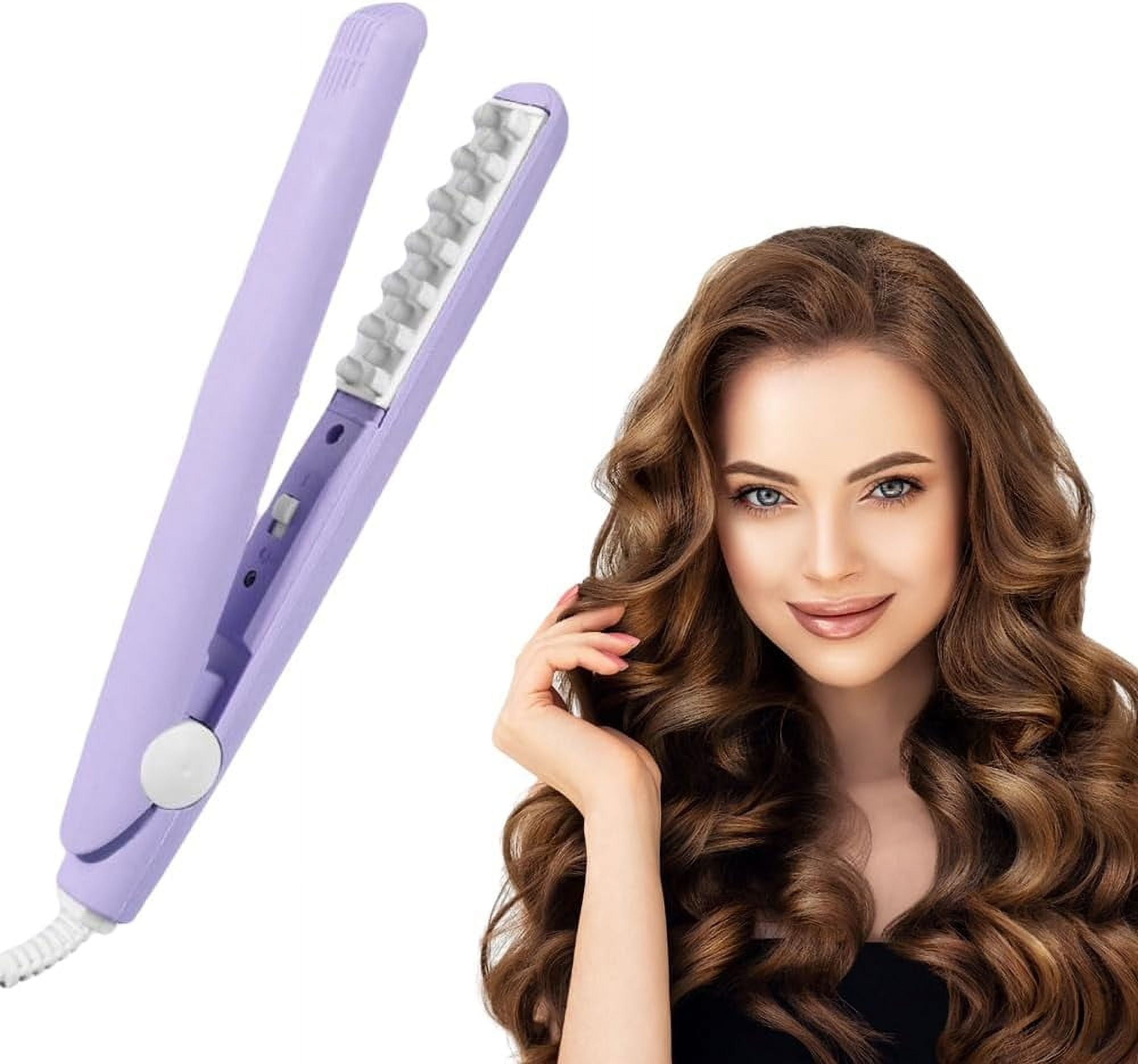 Mini Dual Purpose Curling Iron, 2 in 1 Mini Curling Iron Portable Mini ...