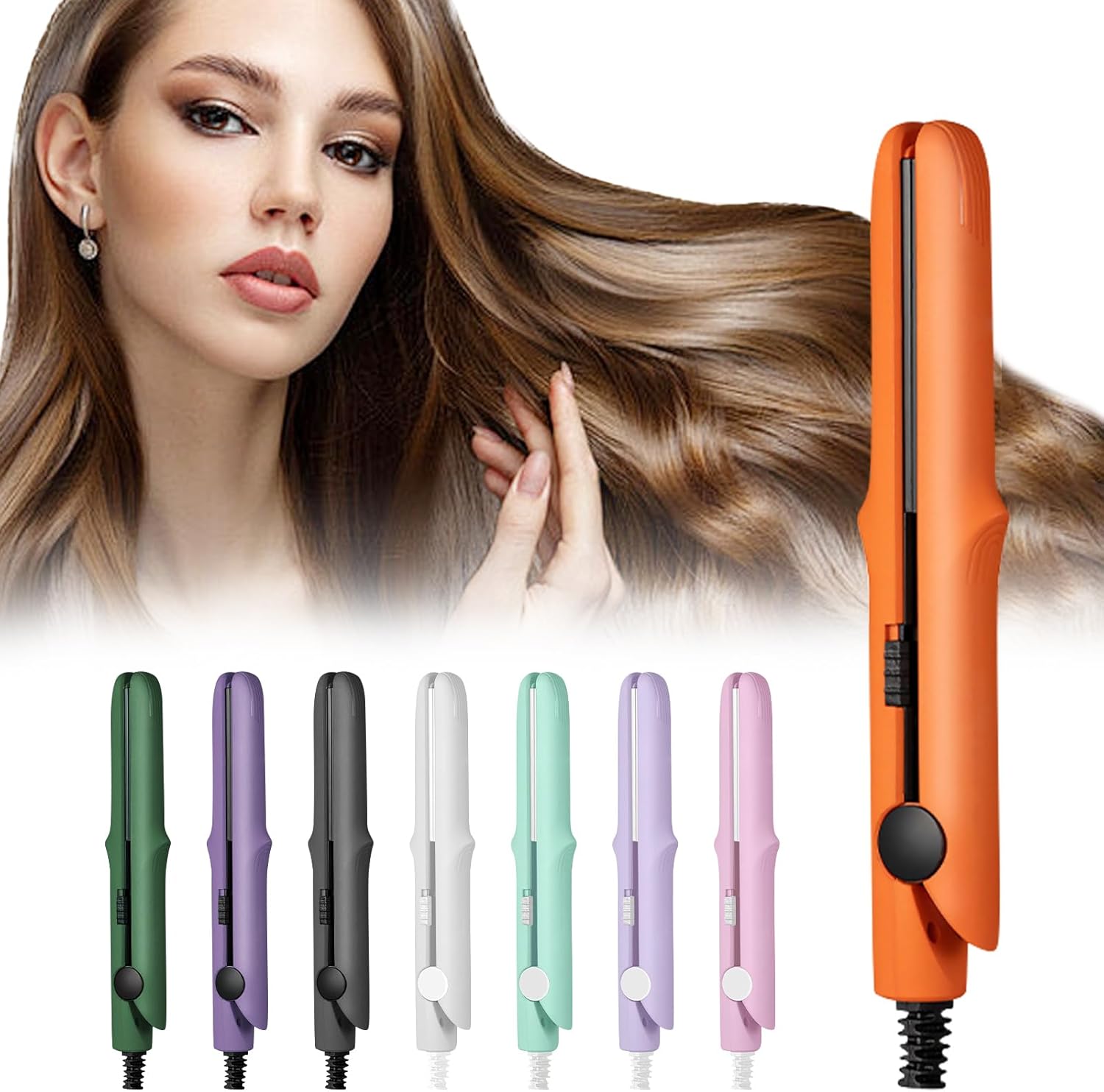Mini Dual Purpose Curling Iron, 2025 New Straight and Curly Dual ...