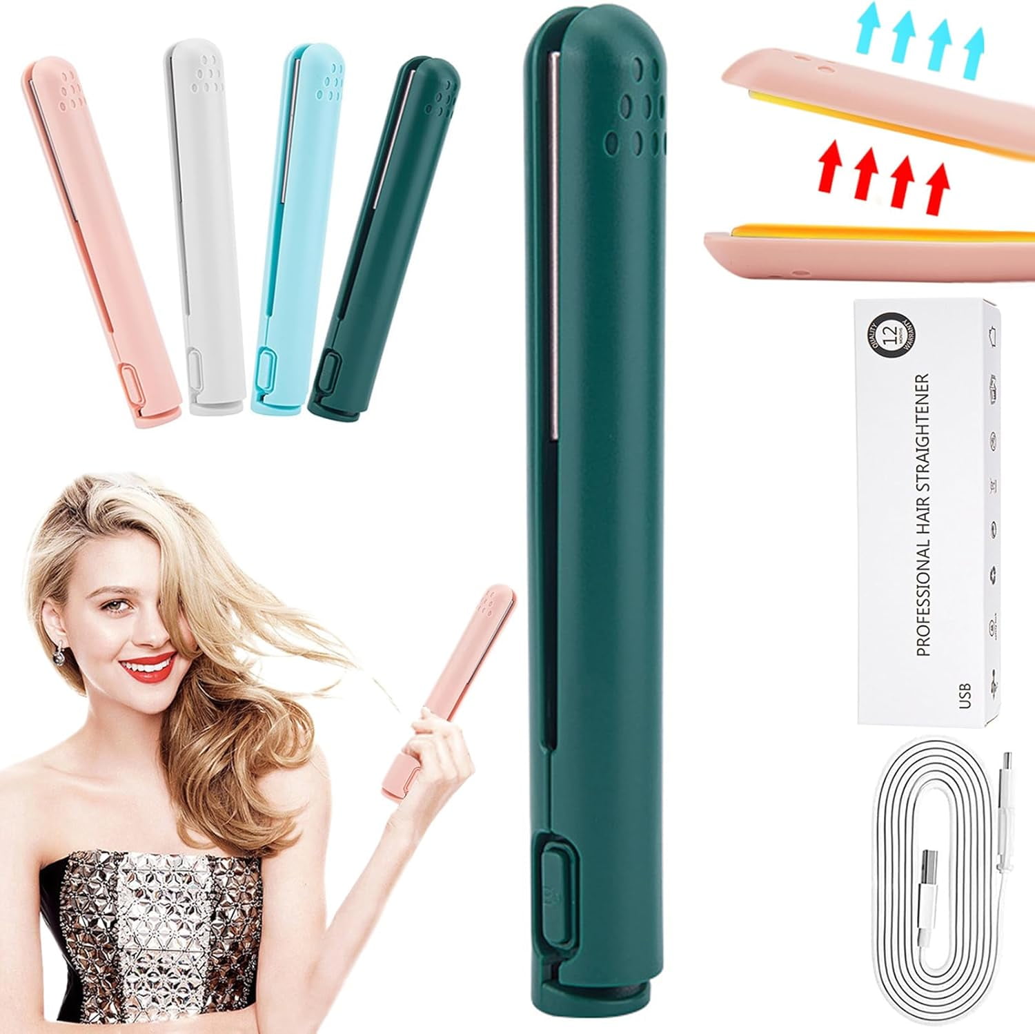 Mini Dual-Purpose Curling Iron, Mini Dual Purpose Curling Iron Cordless ...