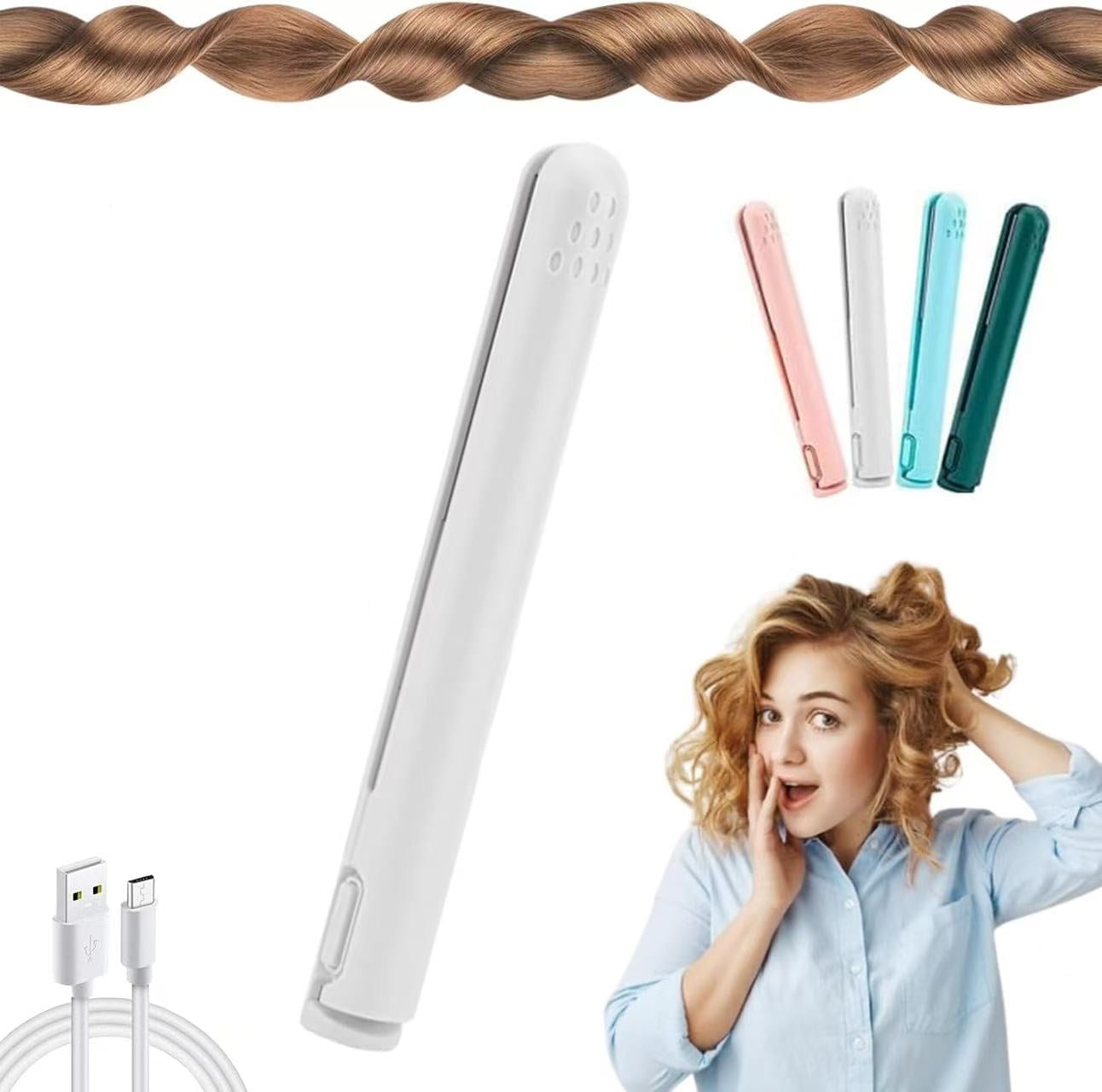 Mini Dual Purpose Curling Iron for Short Hair, Hair Straightener and ...