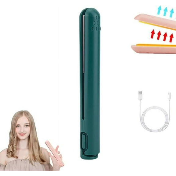 Mini Dual-Purpose Electric Curling Iron - Portable Hair Straightener ...