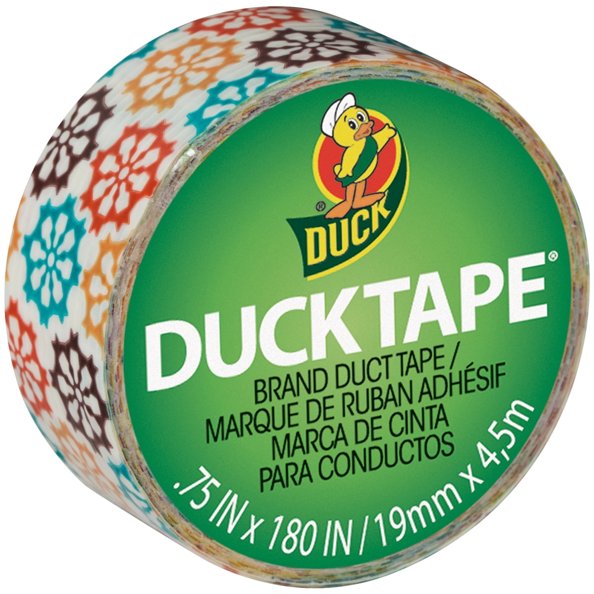 Mini Duck Tape .75"X15'-Pinwheel, Pk 6, ShurTech - Walmart.com