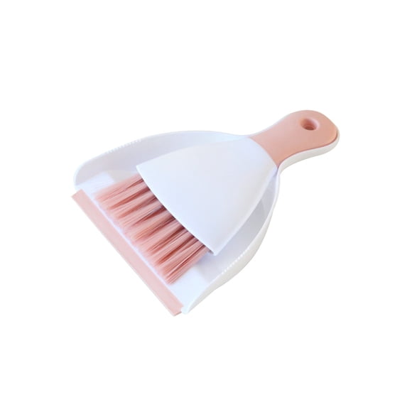 Mini Dustpan And Brush Set With Hanging Holes Soft Bristles For Desk ...