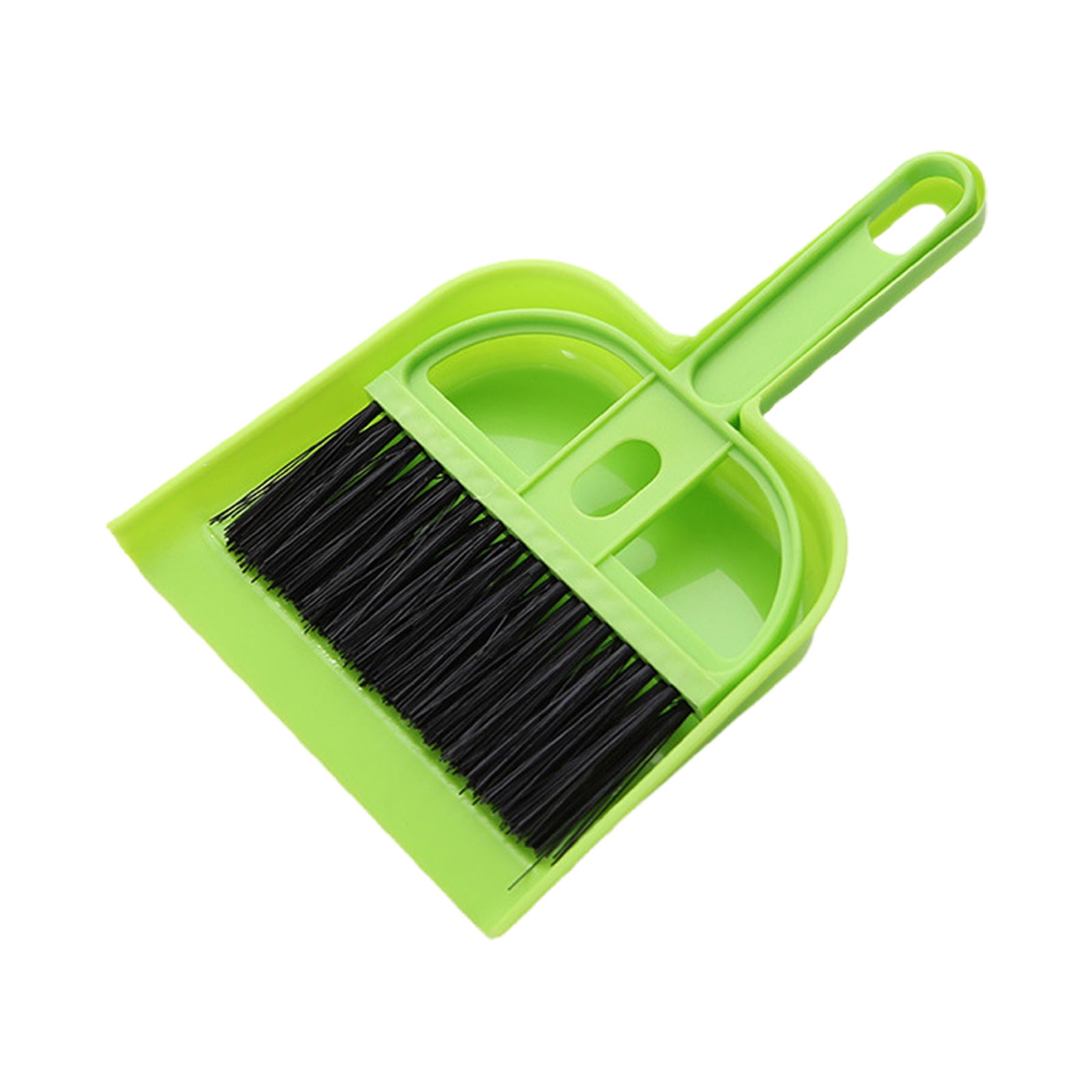 Mini Dustpan and Broom Set Portable Plastic Brush Set (Green) Used for ...