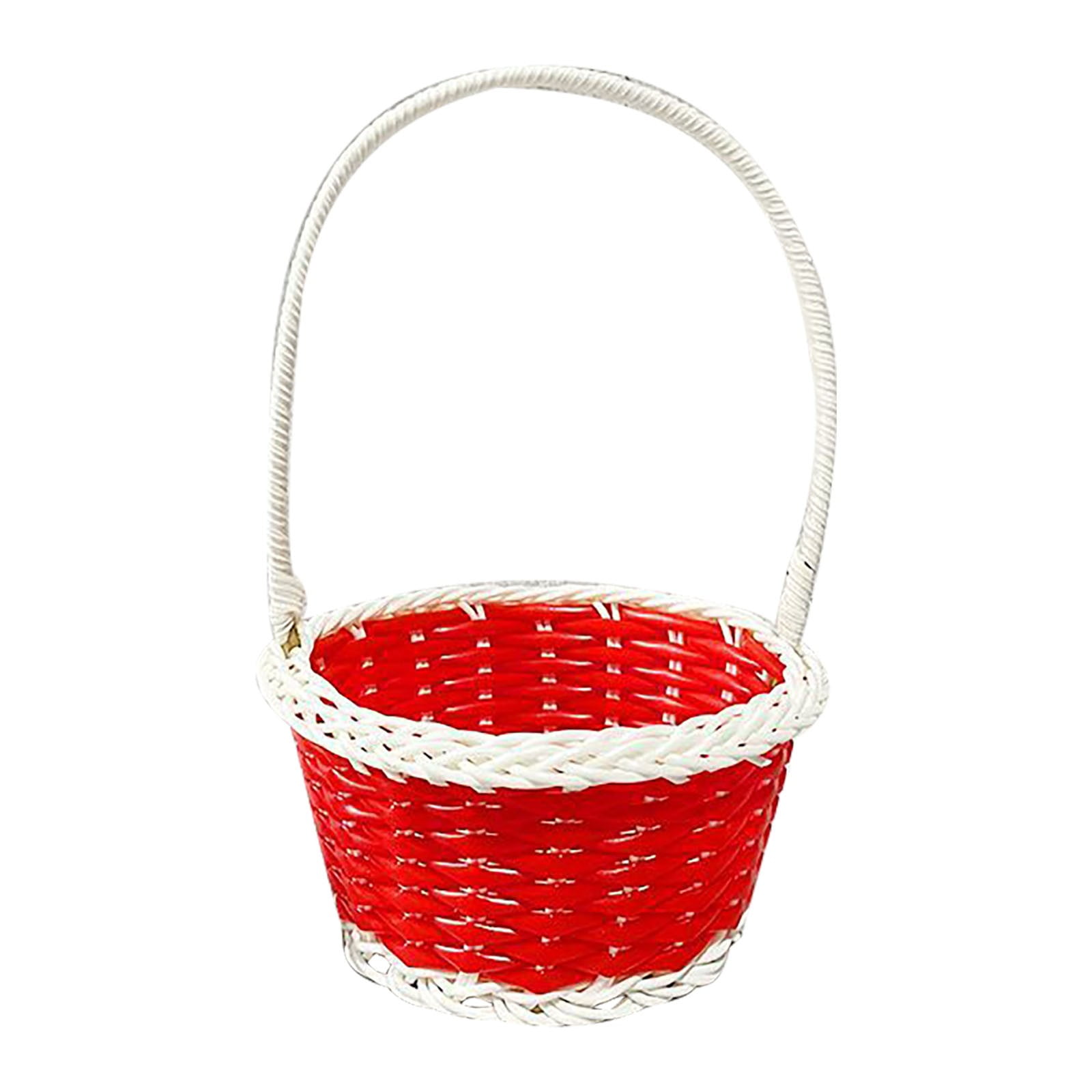 Mini Easter Baskets For Crafts Decor Mini Rattan Picnic Basket Kids ...