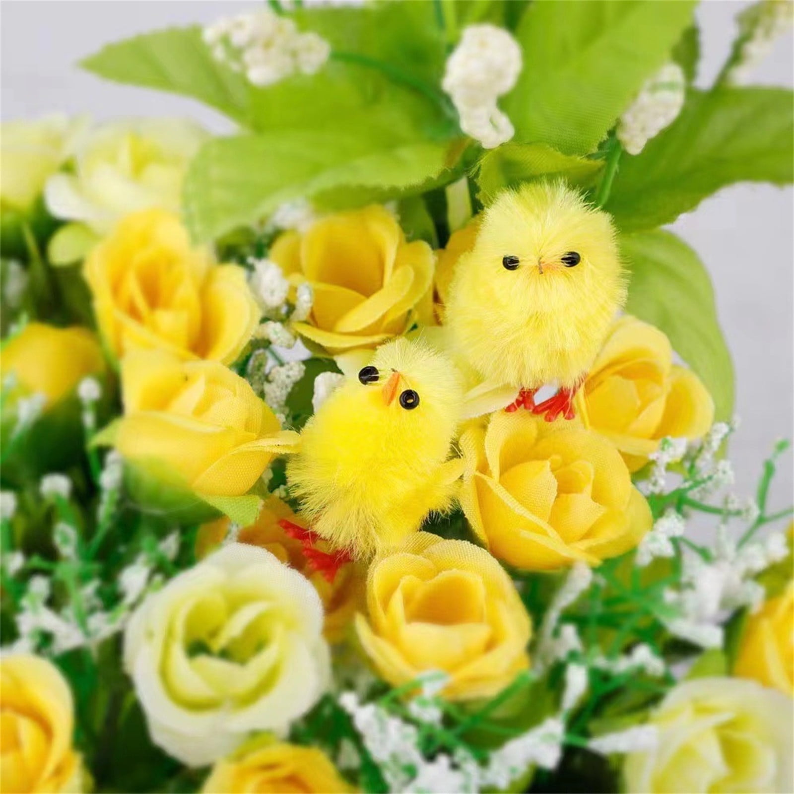 Mini Easter Chicks Easter Fur Chicks Fluffy Chicks Soft Plush Chicken ...