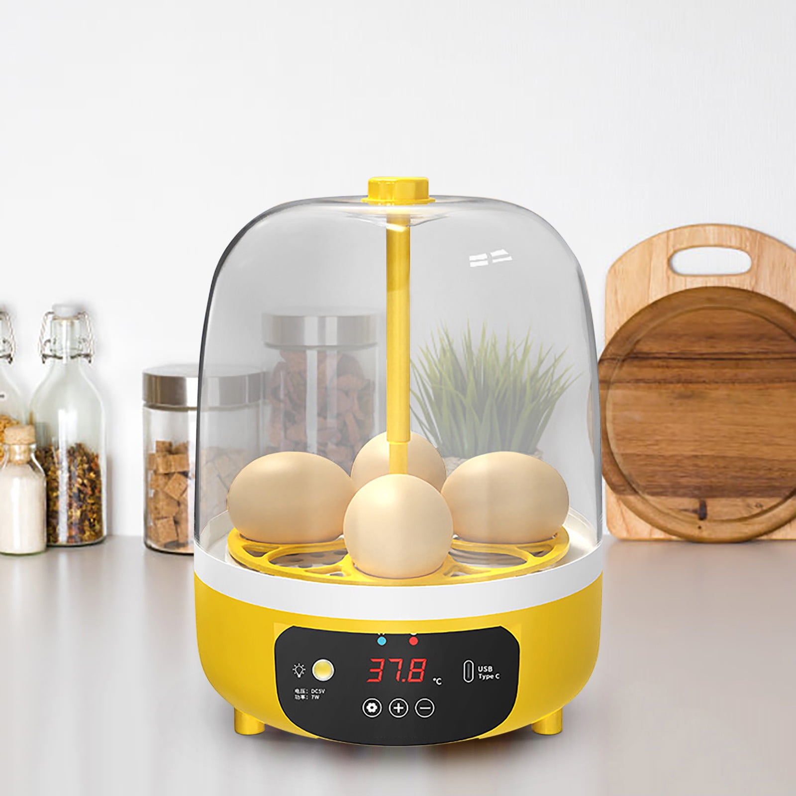 Mini Egg Incubator, Portable Temperature Control Digital Incubators ...