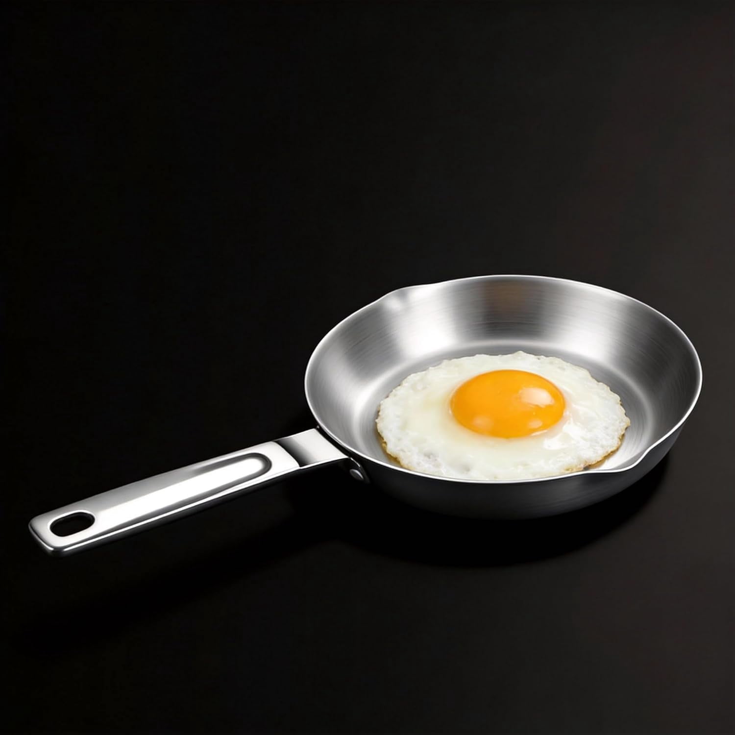 Mini Egg Pan 316 Stainless Steel Omelet Pan 5.2-6.9inch | Small Sauce ...