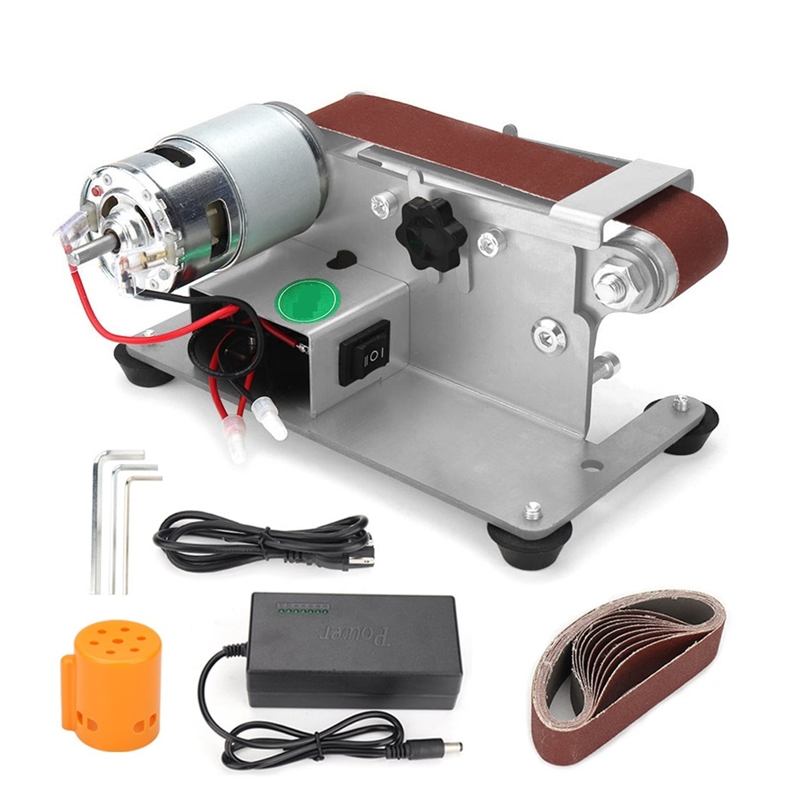 Mini Electric Belt Sander DIY Polishing Grinding Machine ...