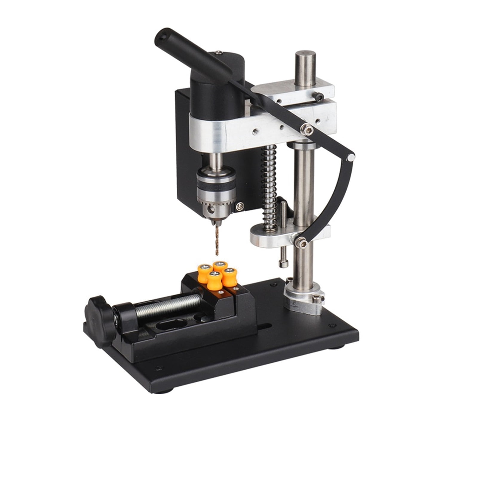 Mini Electric Bench Drill Press Stand Kit 8000 r/min 7-Gear Variable Speed Benchtop Drilling ...