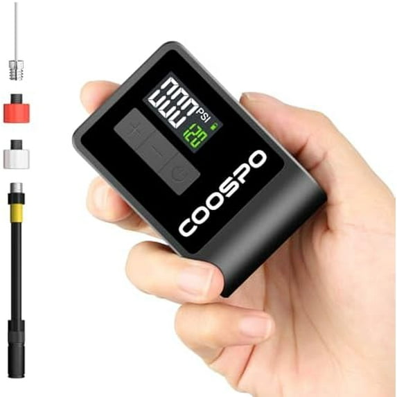 Mini Electric Bike Pump: 120 PSI (auto shut-off; for bikes/cars), 202 – Sport & Recreation Other ...