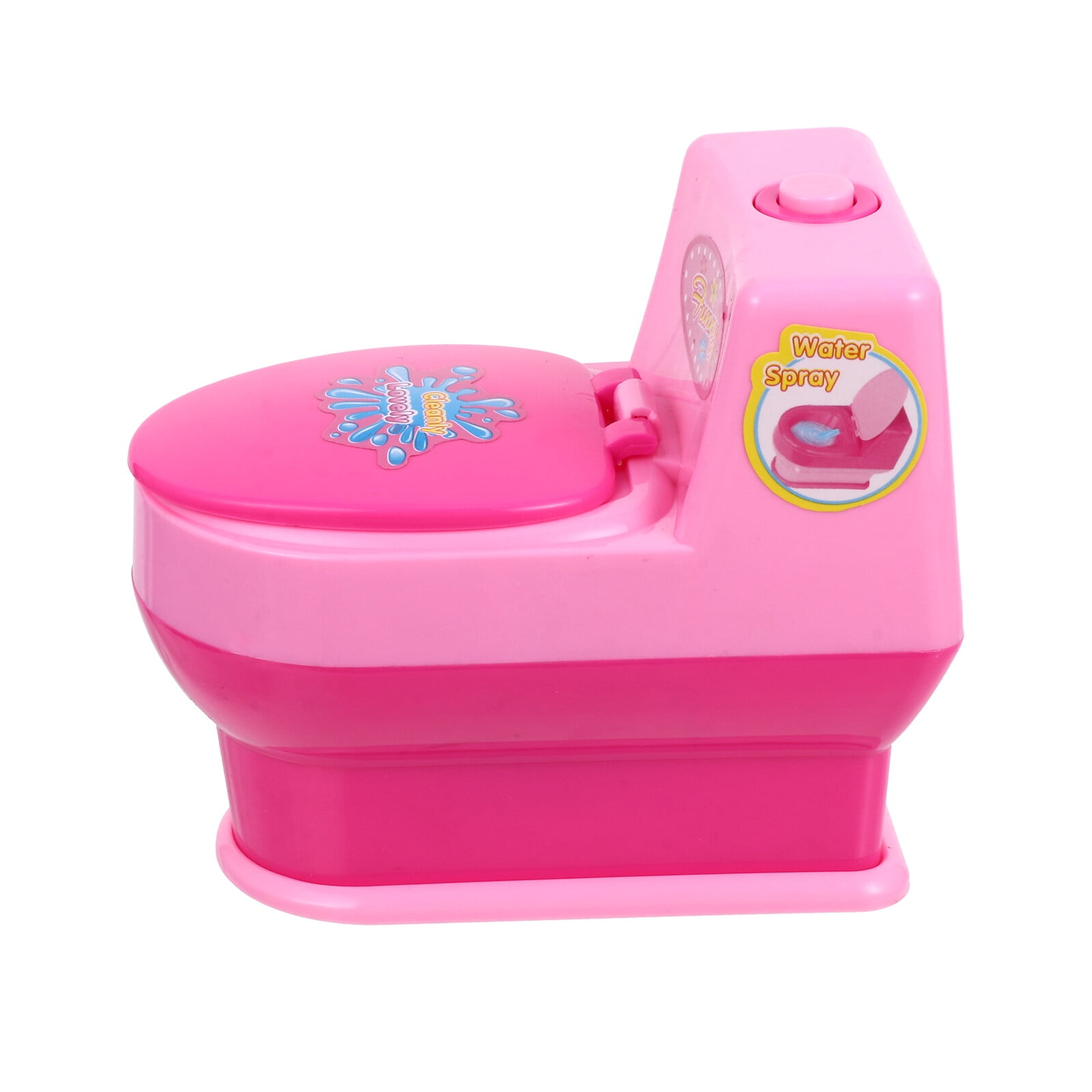 Mini Electric Commode Toy Potty Play Bathroom Baby Child Pink - Walmart.com
