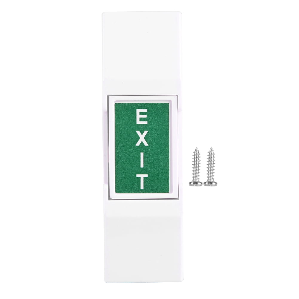 Mini Electric Emergency Exit Switch, 12VDC/24VDC, 5-Pack Manual Push ...