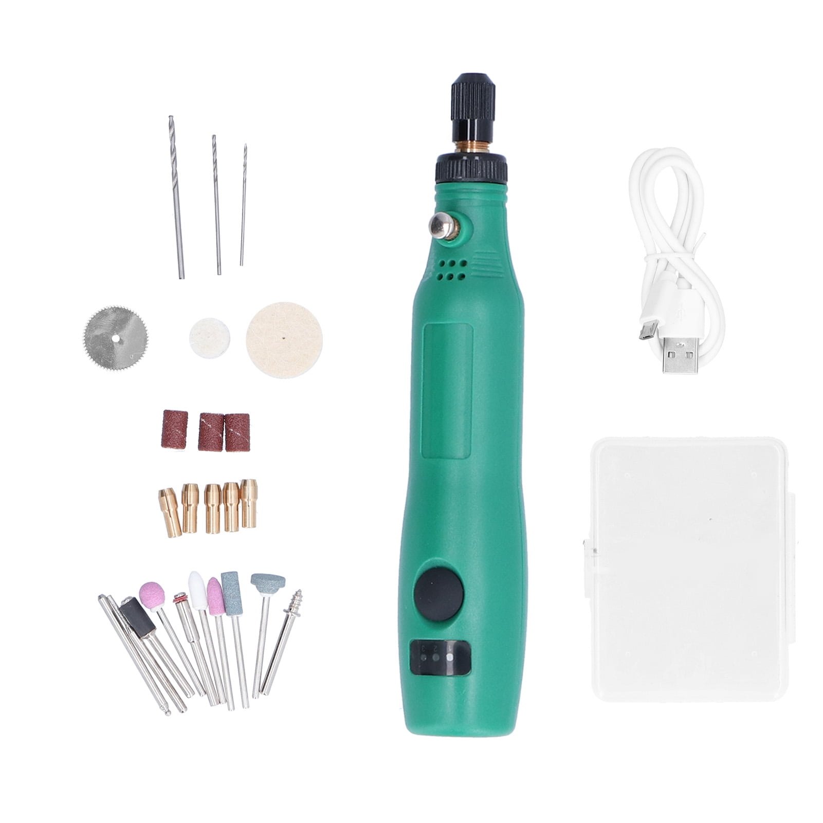 Mini Electric Grinder 3 Variable Speed Cordless Portable Grinding Tool ...