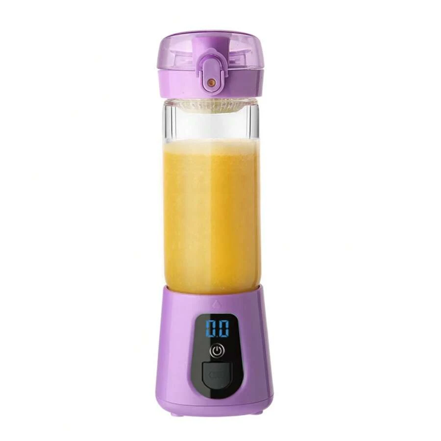 Mini Electric Juice Cup – Glass Portable Juicer – Rechargeable for ...