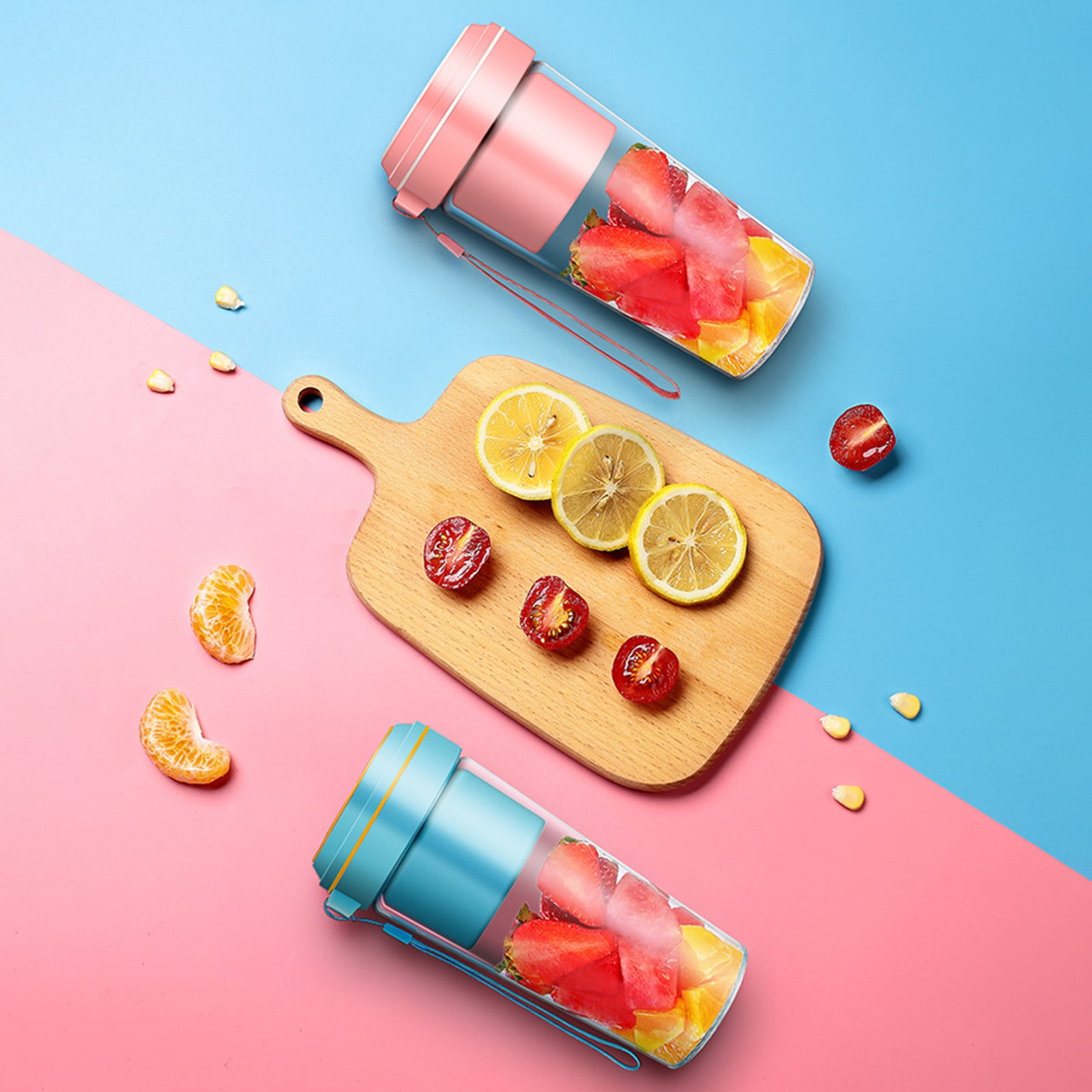 Mini Electric Juicer Cup, Portable Juicer For, Powerful Motor ...