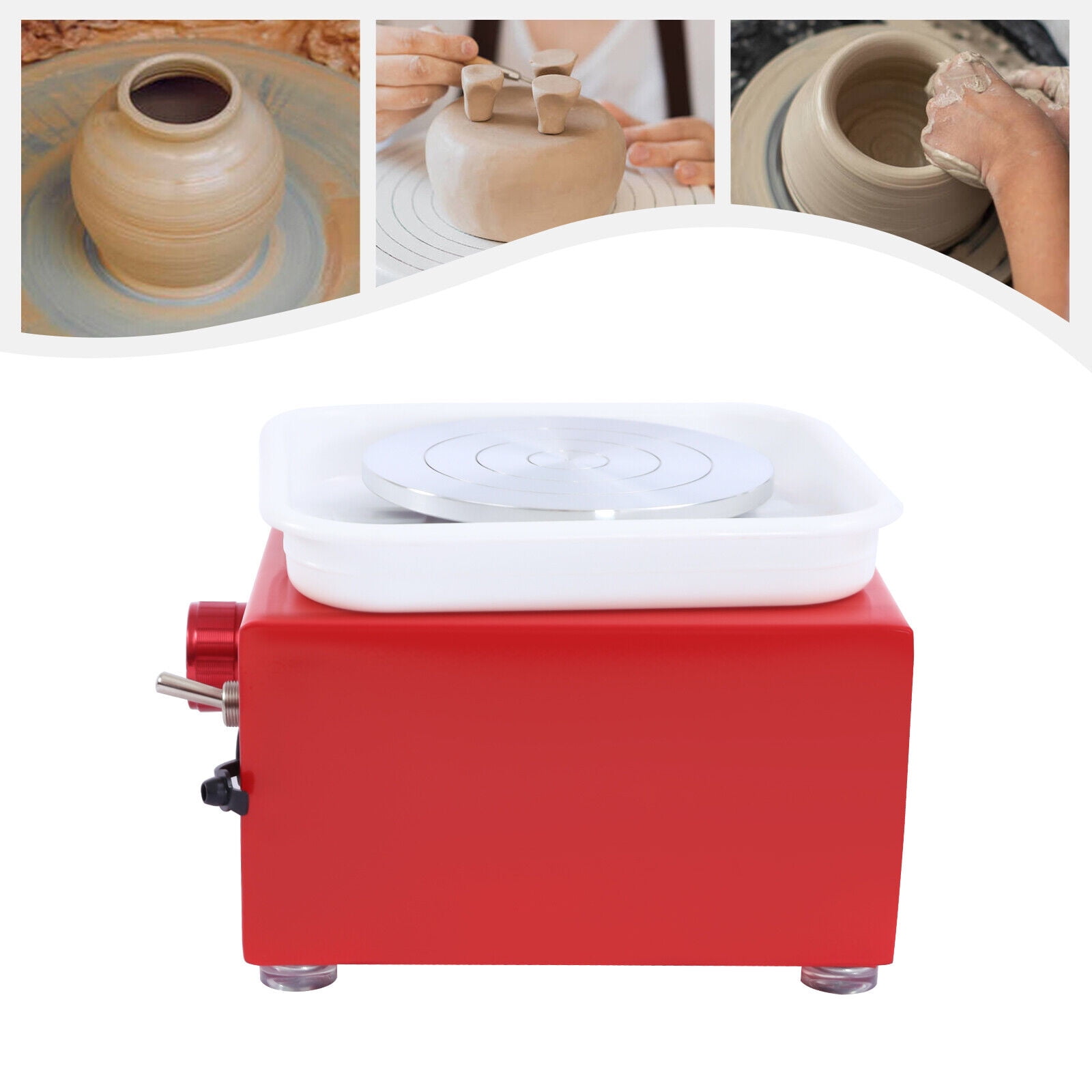 Mini Electric Pottery Wheel Machine Ceramic Work Clay Craft for DIY Art ...