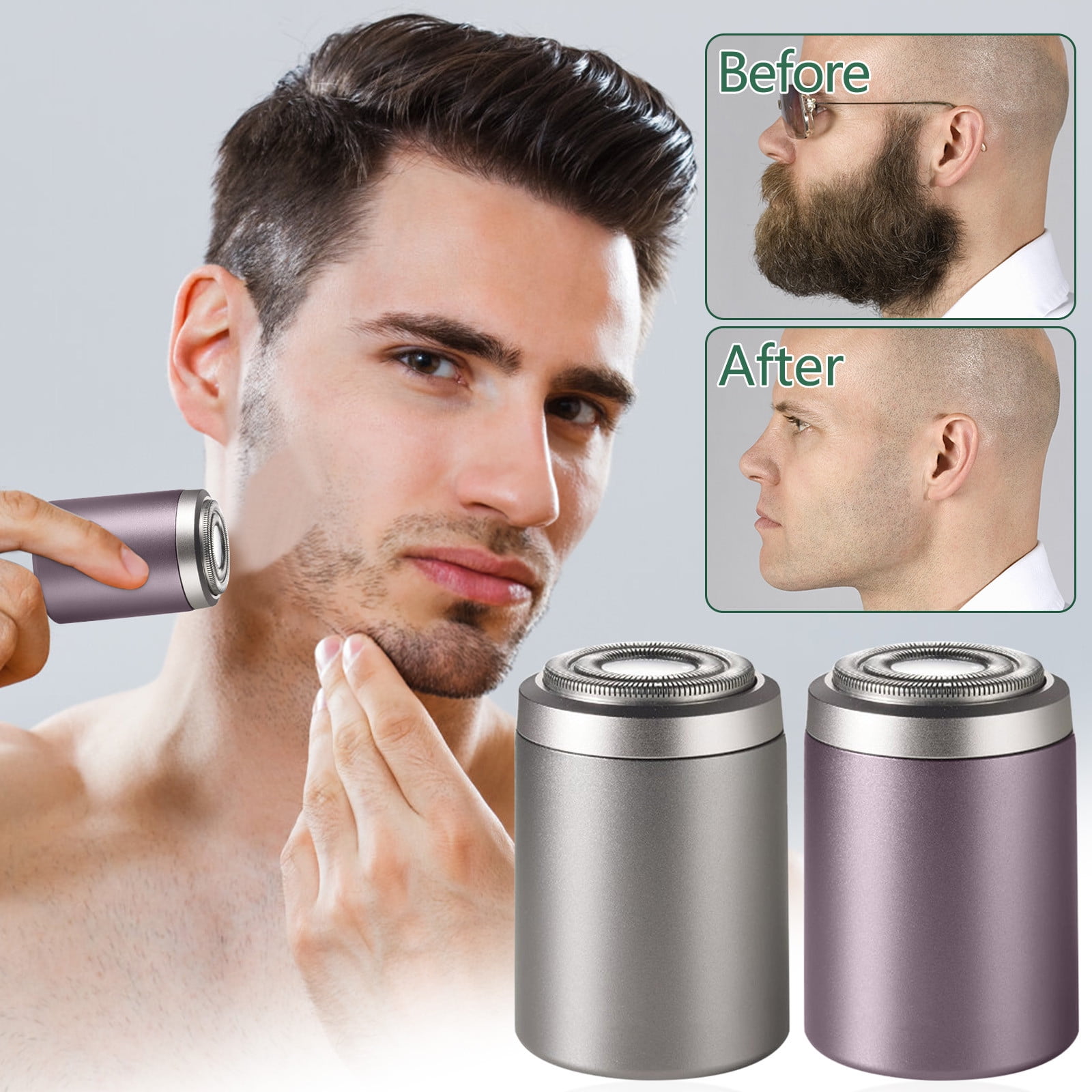 Mini Electric Razor, Floating Blade Water Wash Shaver, Waterproof ...