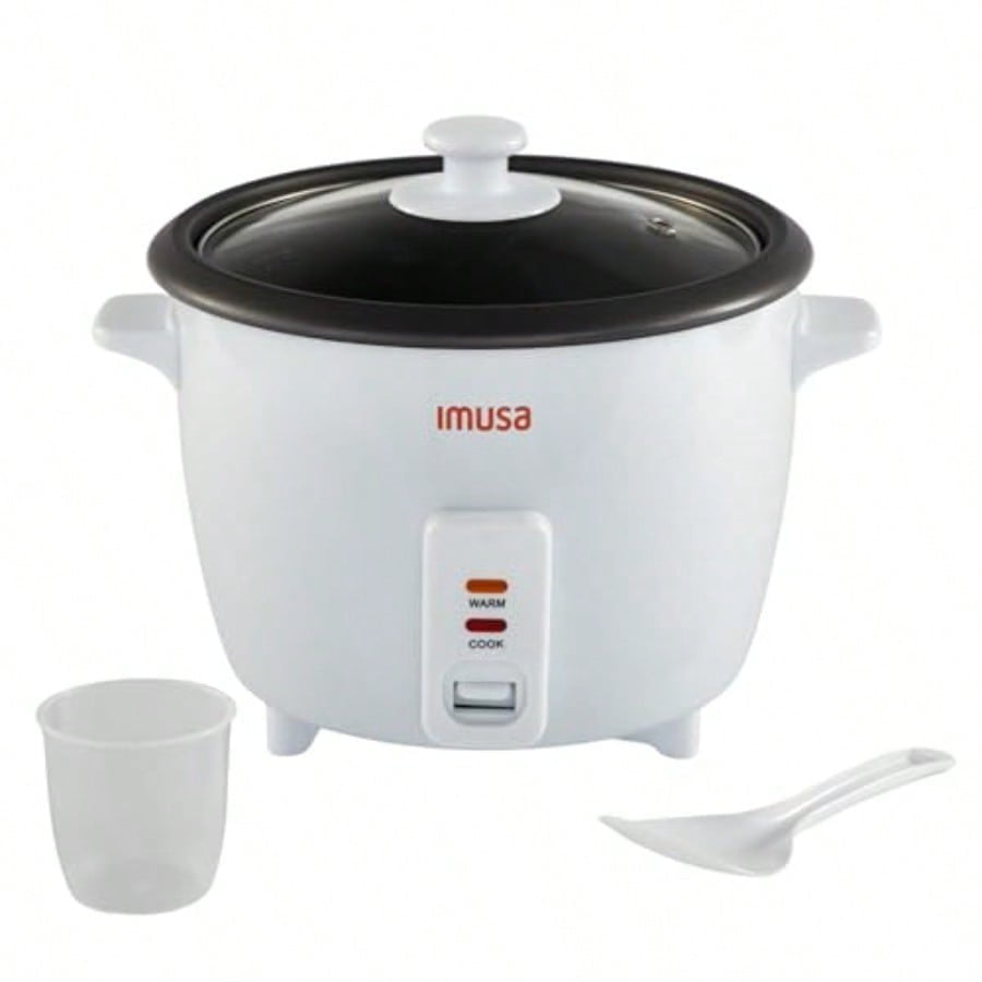 Mini Electric Rice Cooker 6 Cup Cooked 3 Cup Uncooked Ceramic Nonstick ...