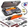 Mini Electric Rotary Tool Set with Led Light & Digital Display, 6-Speed ...