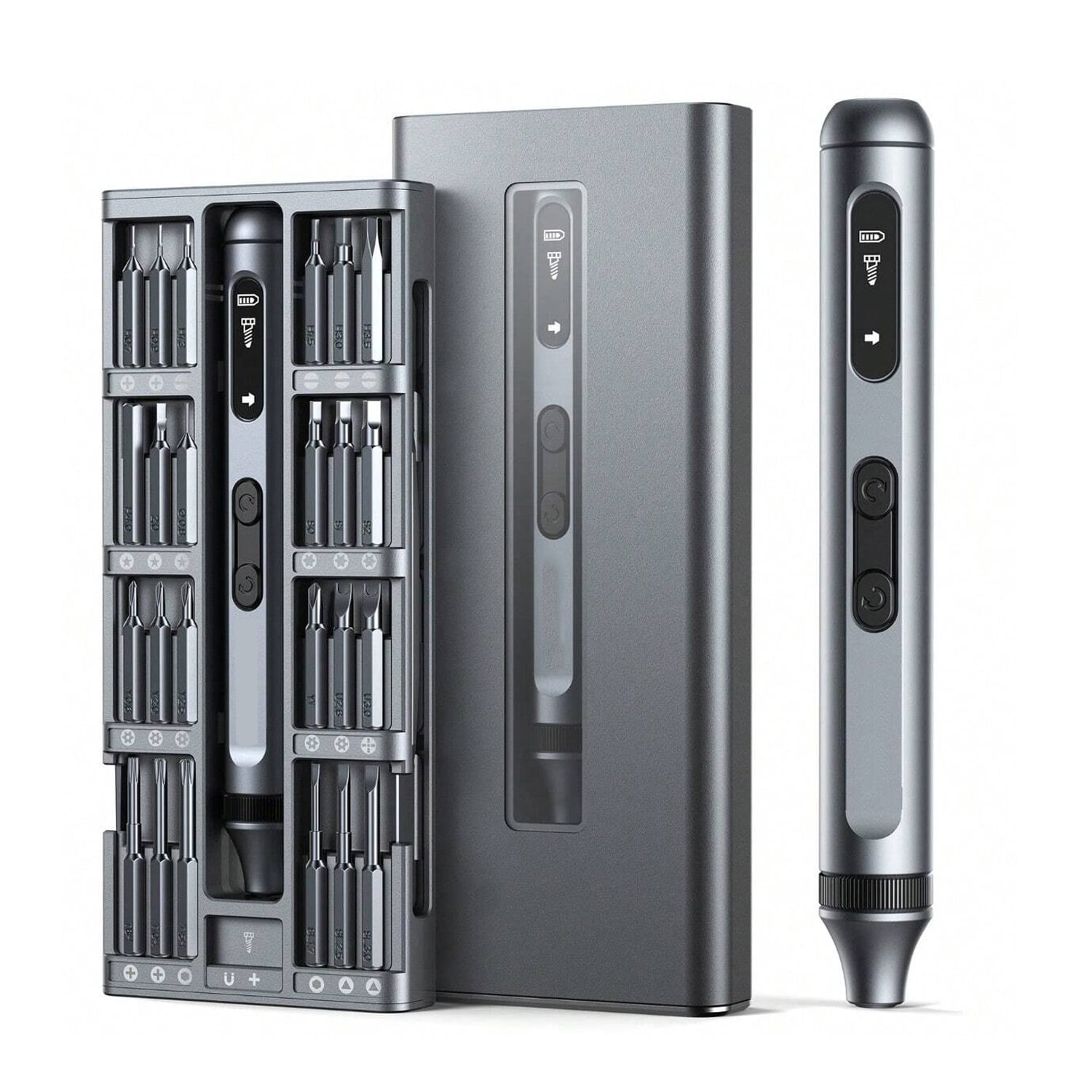 Mini Electric Screwdriver, 52 in 1 Electric Screwdriver Kit with 48 ...