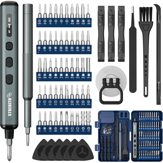 Mini Electric Screwdriver Set, 67 in 1 Electric Precision Screwdriver ...