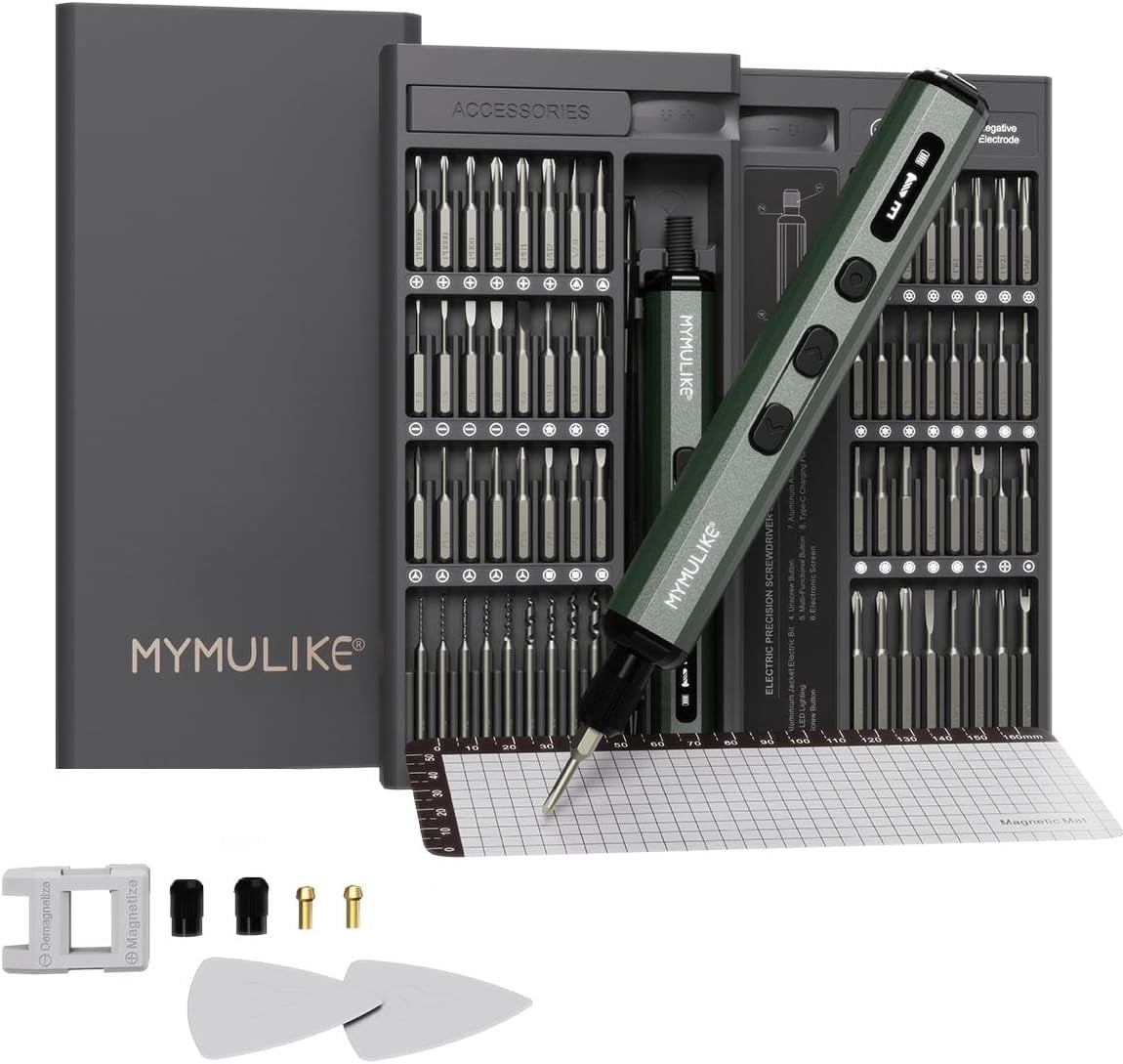 Mini Electric Screwdriver Set, 78 in 1 Small Precision Screwdriver Kit ...