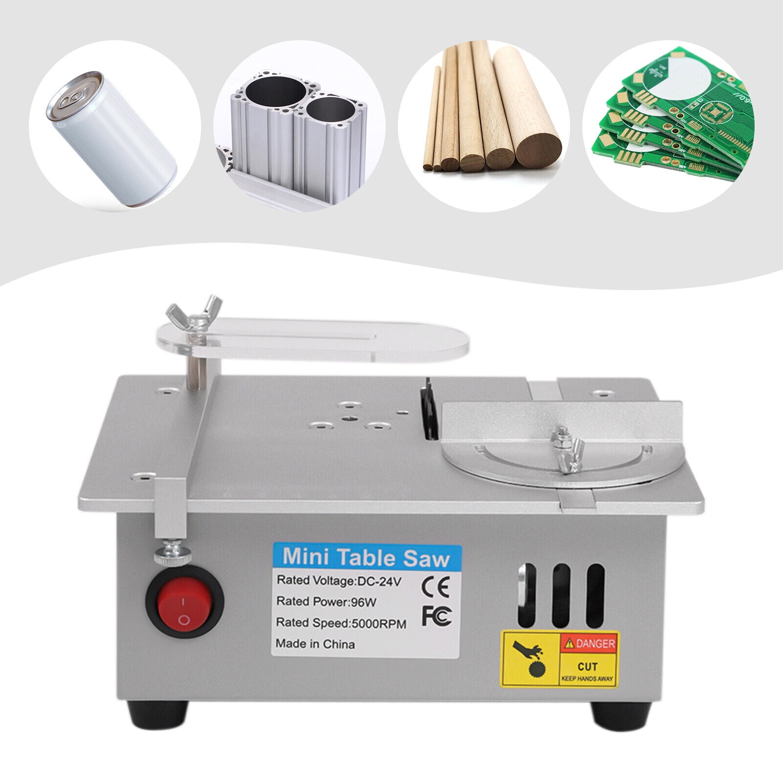 Mini Electric Table Saw Bench Circular Blade Woodworking Cutting Tool ...