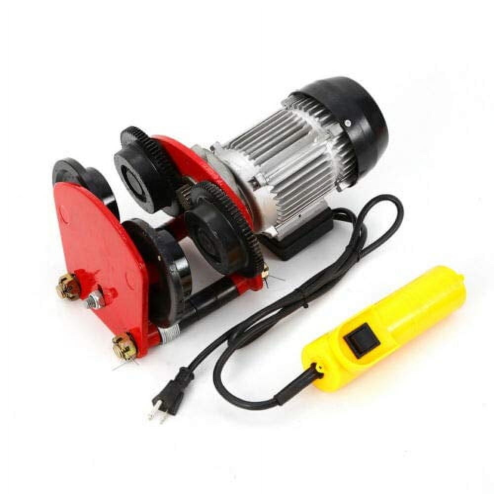 Mini Electric Wire Rope Hoist 110V 2200lbs Lift Electric Hoist Crane ...