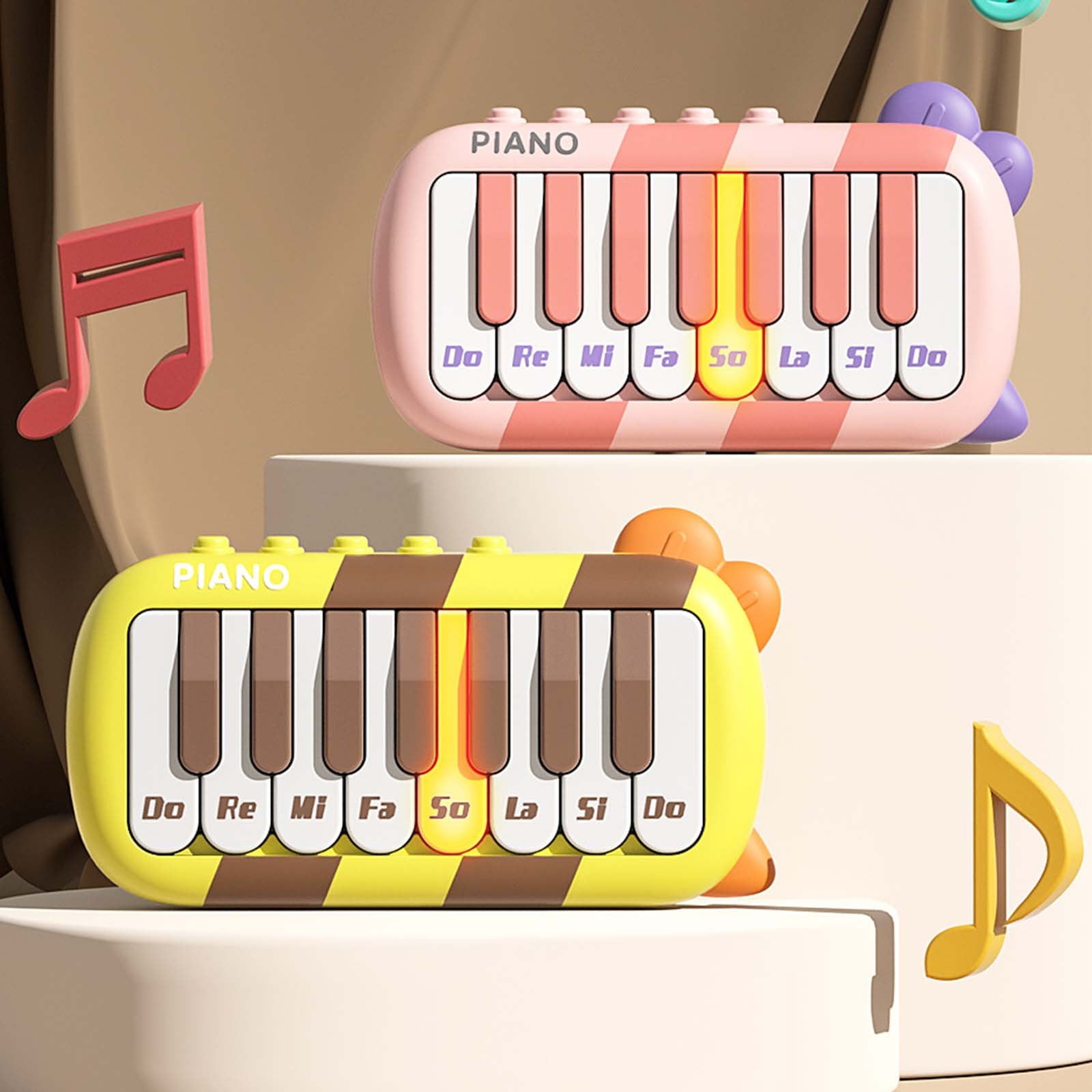 Mini Electronic Piano Toy | Multifunction Portable Keyboard | Beginner ...
