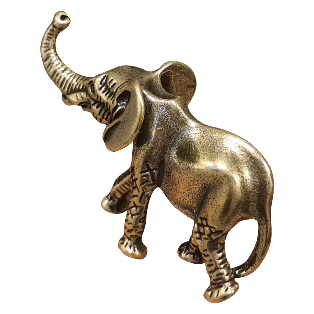 COSMOBETTY Elephant Decor Indoor Brass Ornament 1Set - Walmart.com