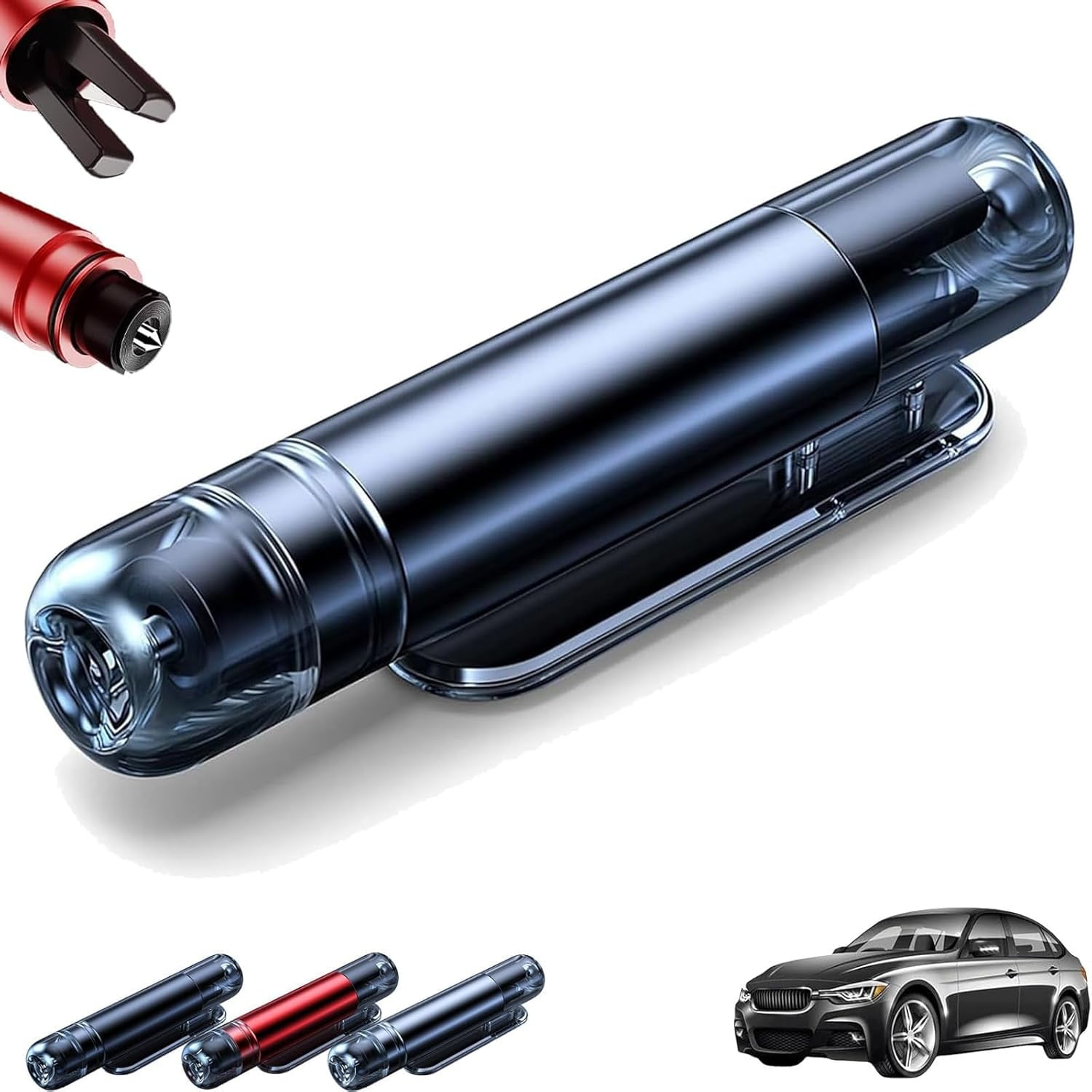 Mini Emergency Car Escape Tool, Broken Window & Seat Belt Cutter, 2-in ...