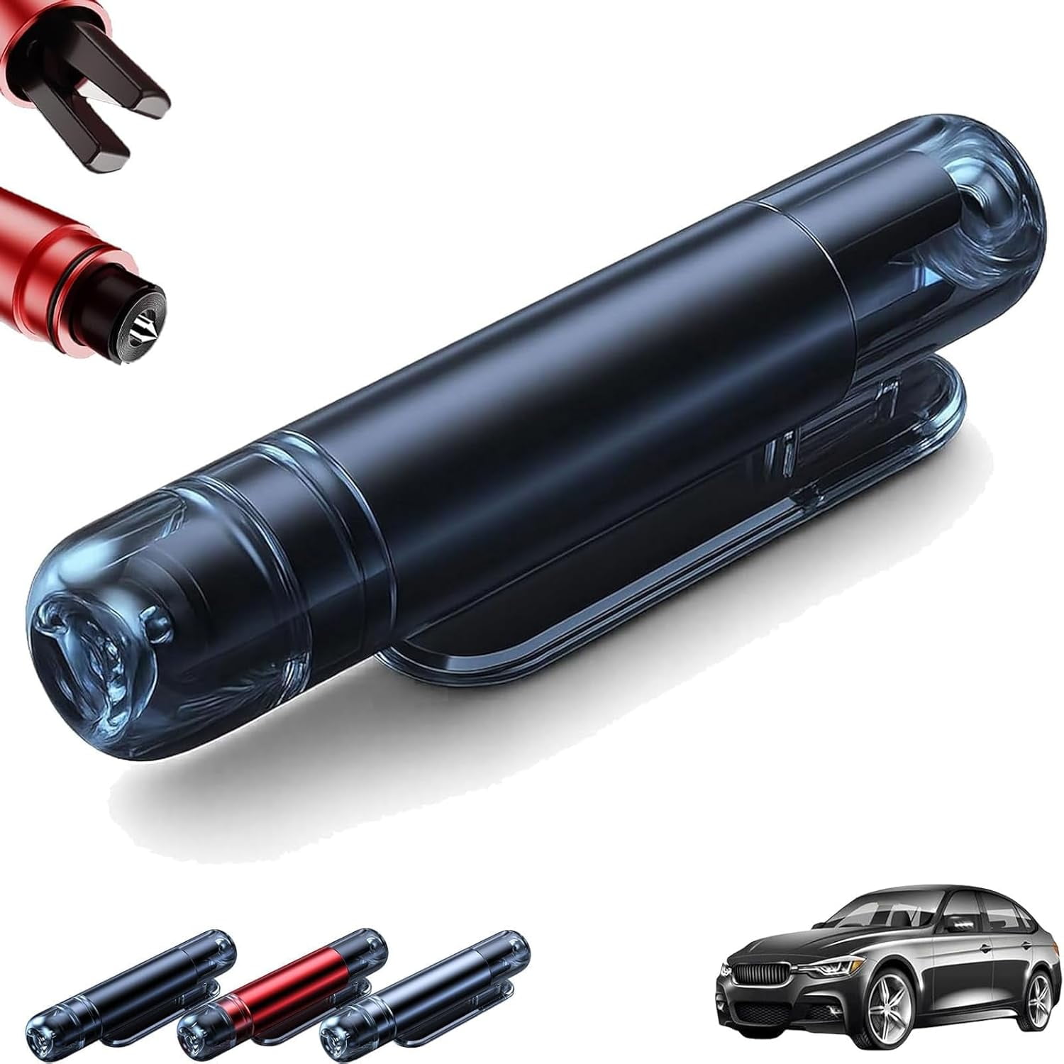 Mini Emergency Car Escape Tool, Broken Window & Seat Belt Cutter, 2-in ...