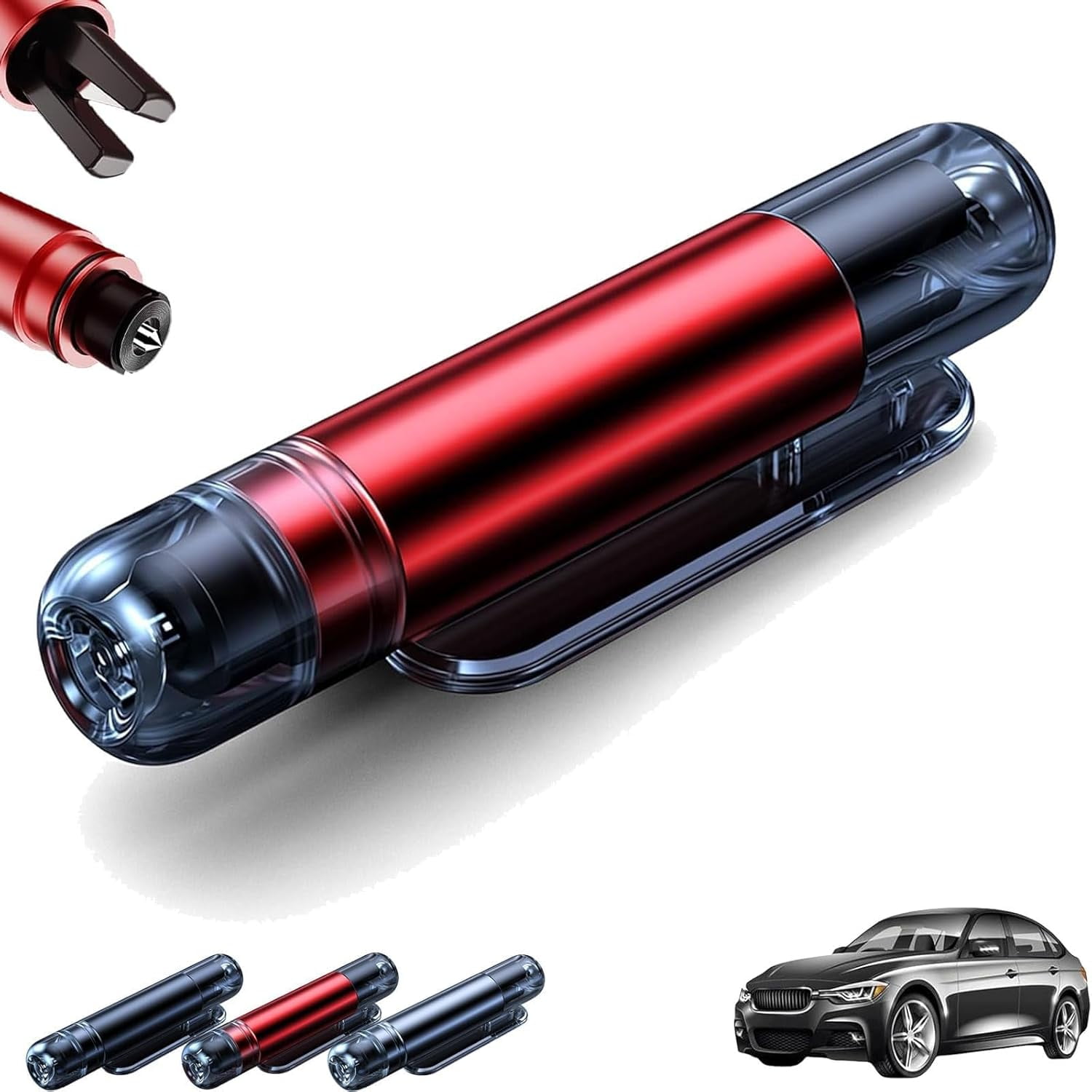 Mini Emergency Car Escape Tool, Broken Window & Seat Belt Cutter, 2-in ...