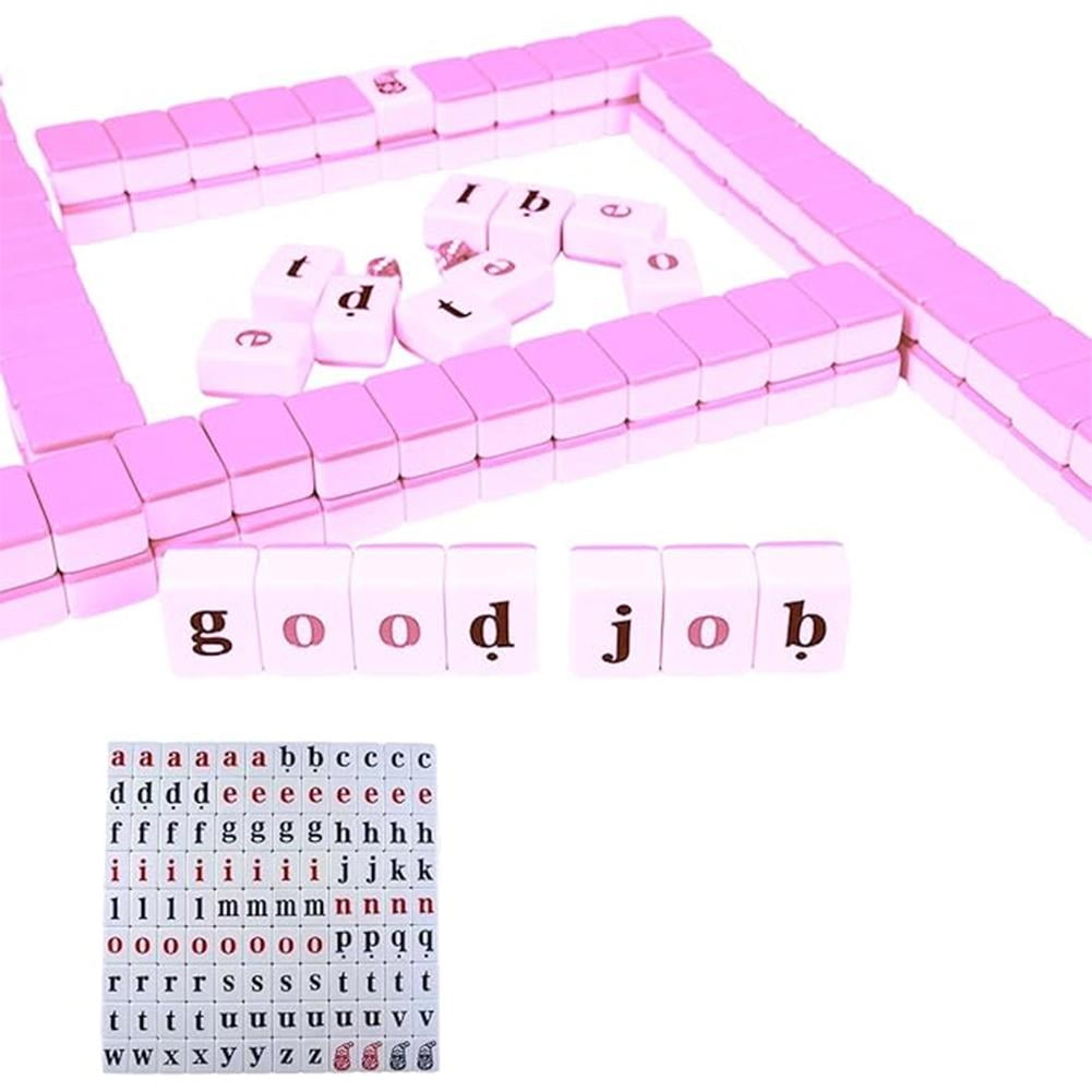 Mini English Letter Mahjong English Vocabulary Spelling Game Mahjong ...