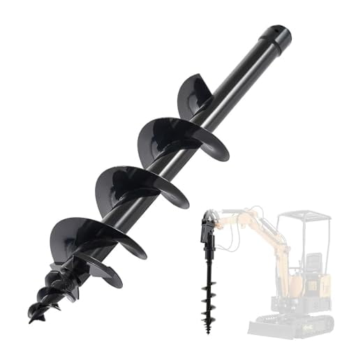 Mini Excavator Auger Drill Rod, 8''/200mm Mini Excavator Attahments, No ...