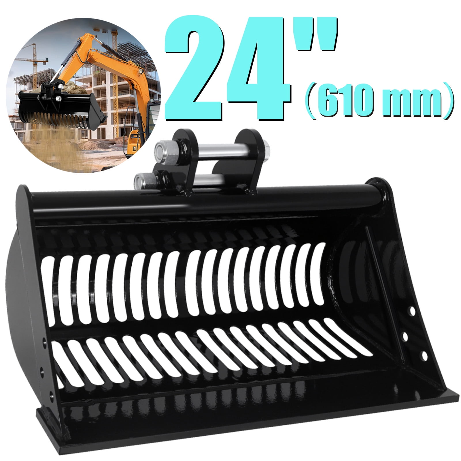 Mini Excavator Screening Bucket, Excavator Attachments Soil Sieving ...