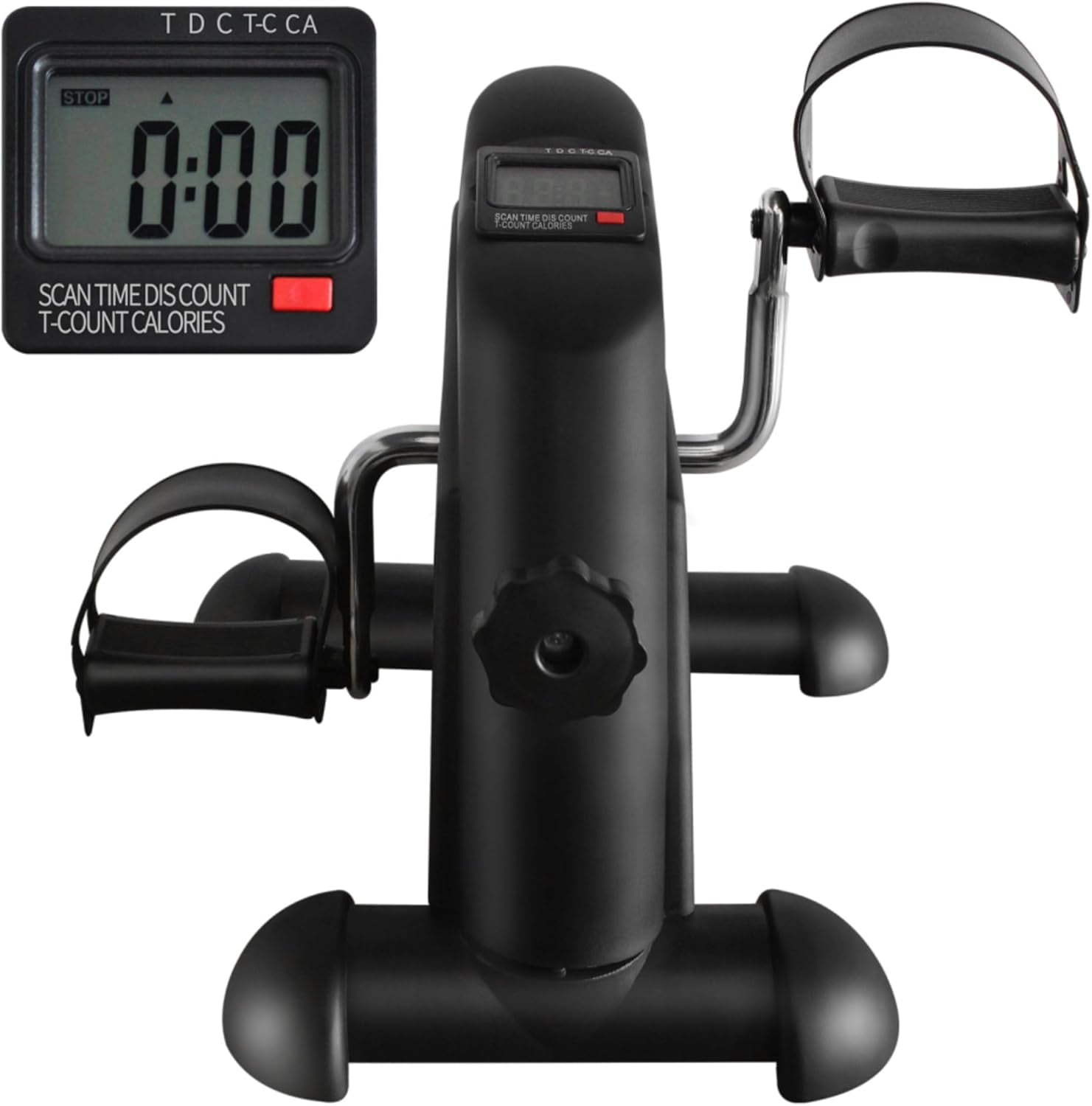 Mini Exercise Bike with LCD Display - Under Desk Cycle Pedal Exerciser ...